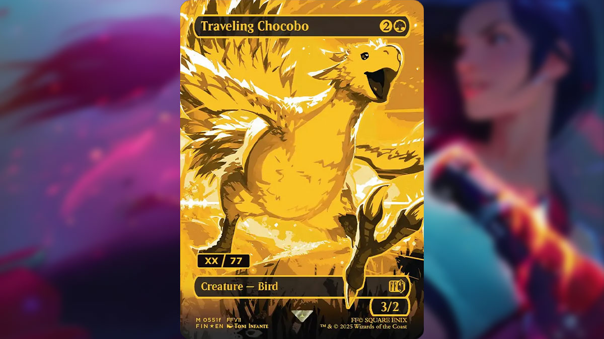 Here is your chance of getting a Serialized Golden Chocobo in MTG - Final Fantasy - Roll ...